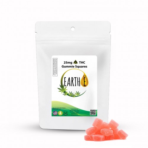 Delta 10 THC Gummy Squares 25mg | EarthE CBD